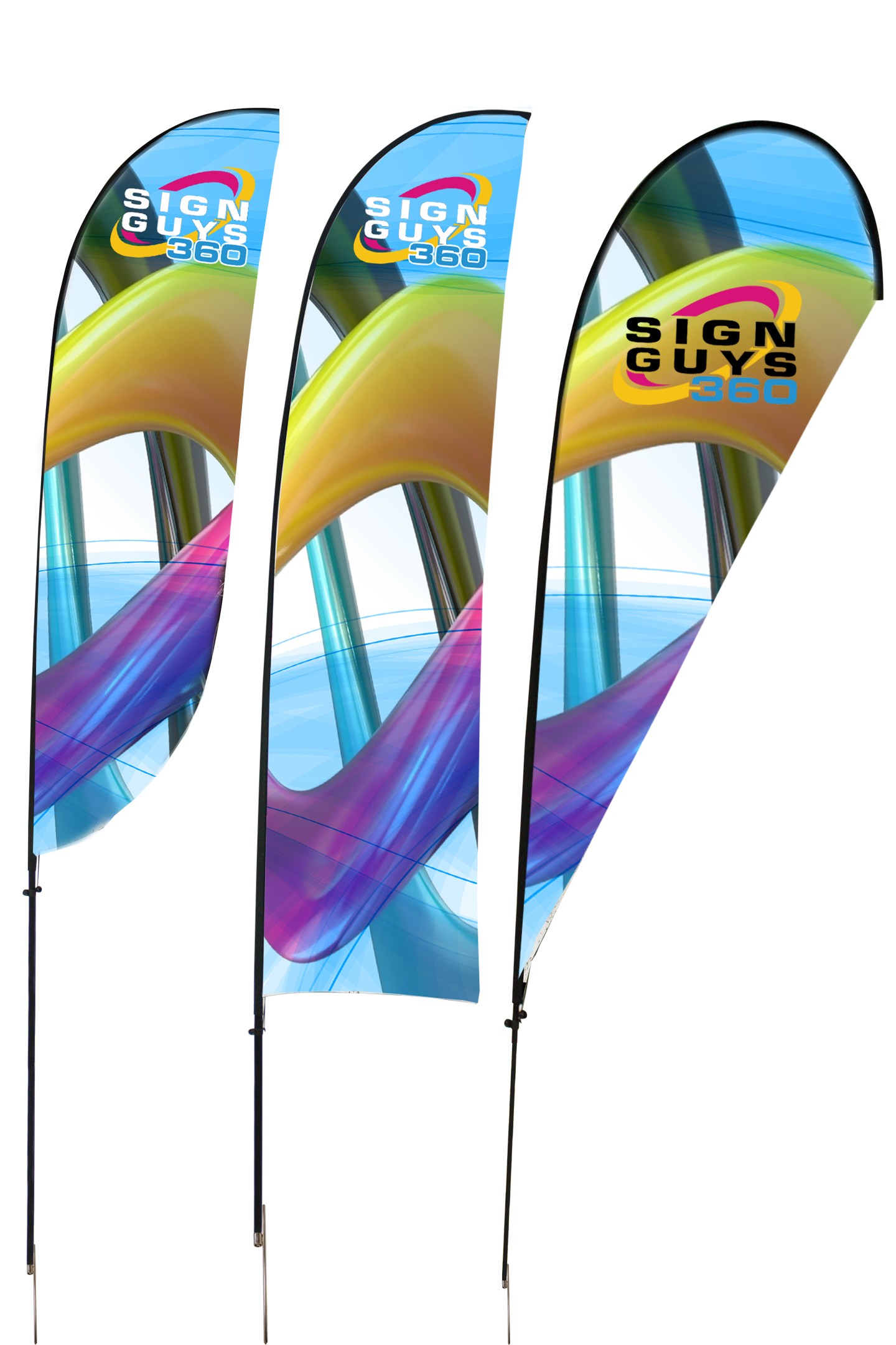 Zoom Flex - Large Flag – Sign Guys 360